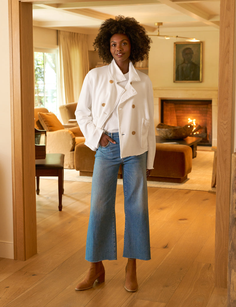 Galway, Wide-Leg Jean, Blue Wash | Frank & Eileen