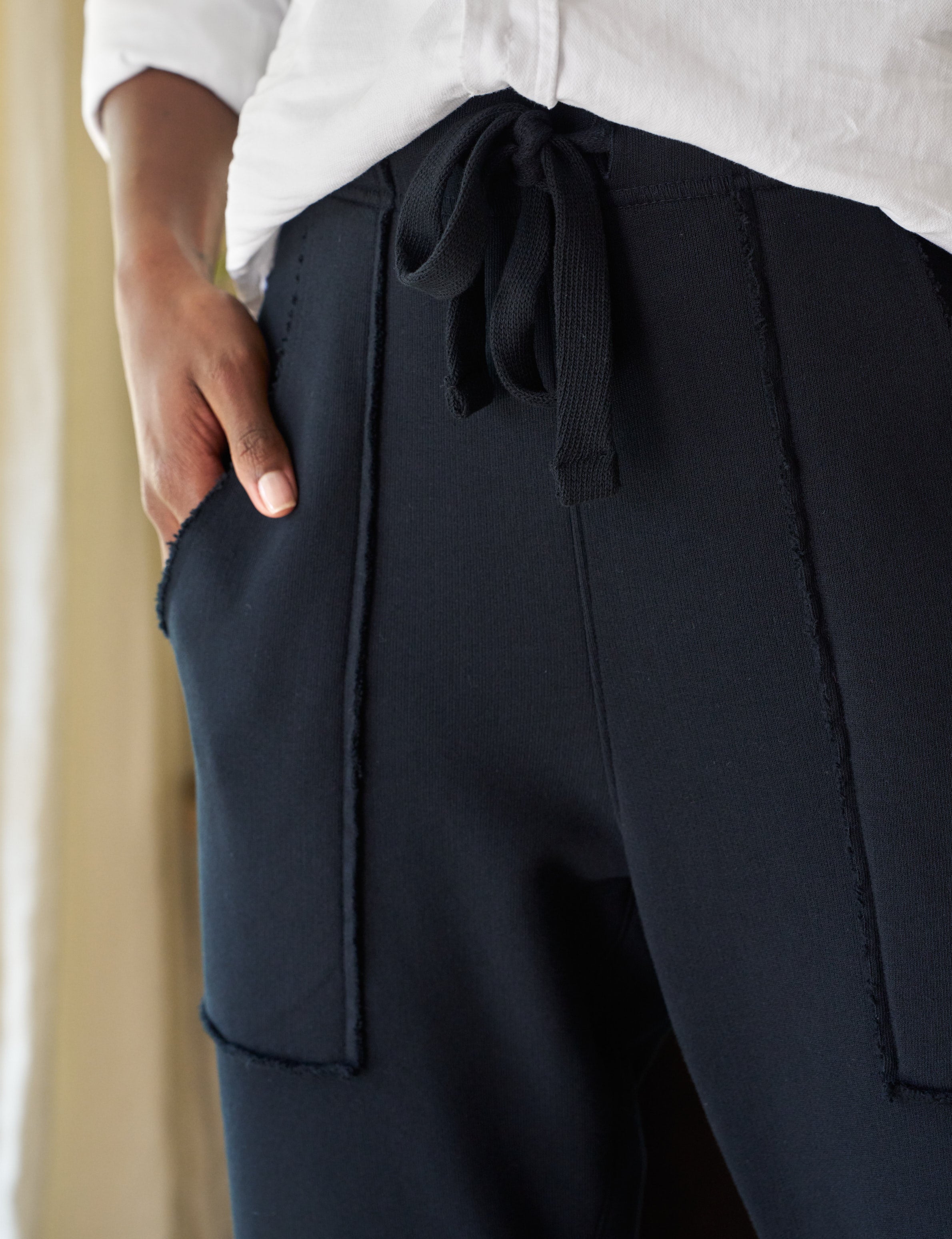 Eamon, Jogger Sweatpant, Navy | Frank & Eileen